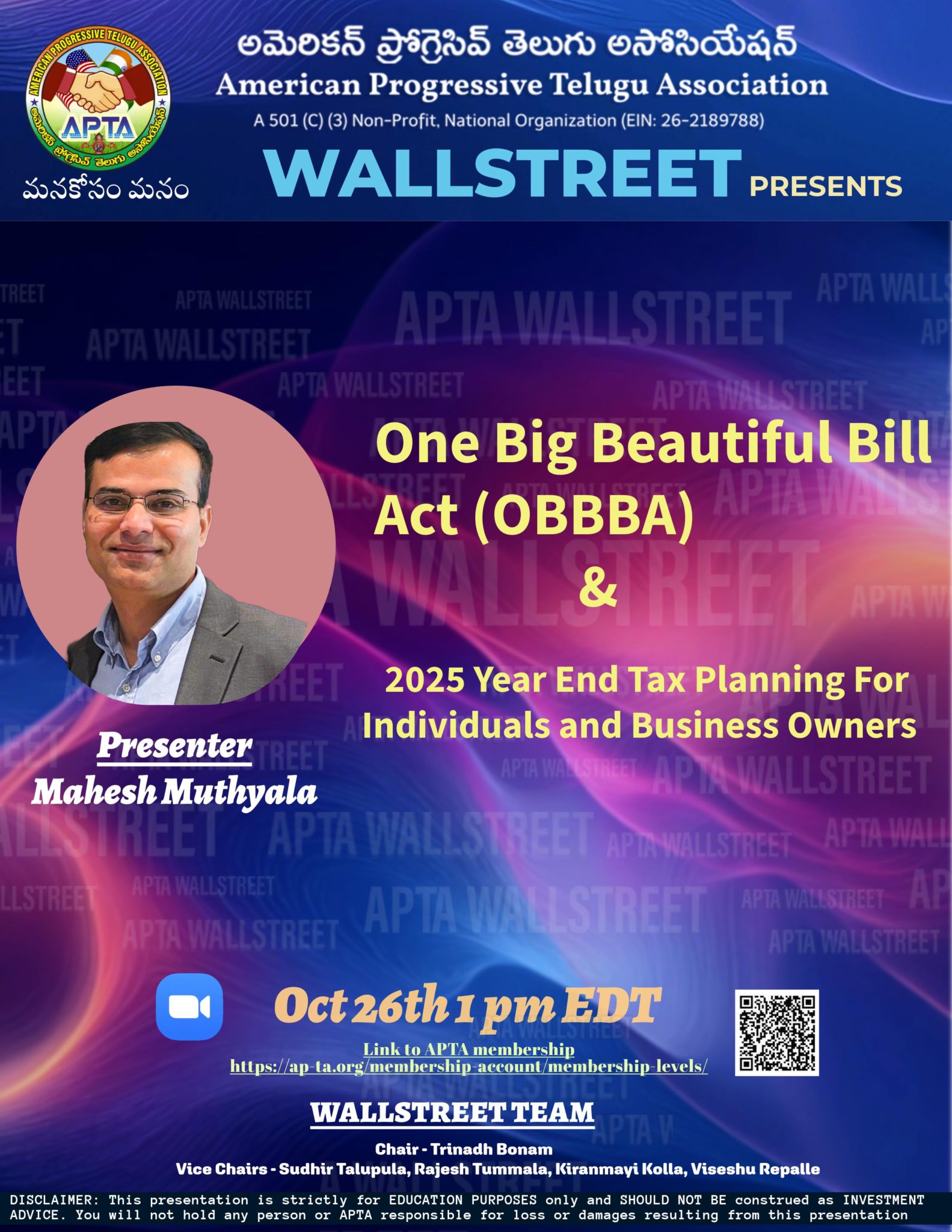 APTA Wallstreet – Understanding One Big Beautiful Bill Act (OBBBA ...